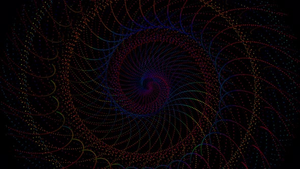 spiral colorful Particle, Motion Graphics | VideoHive