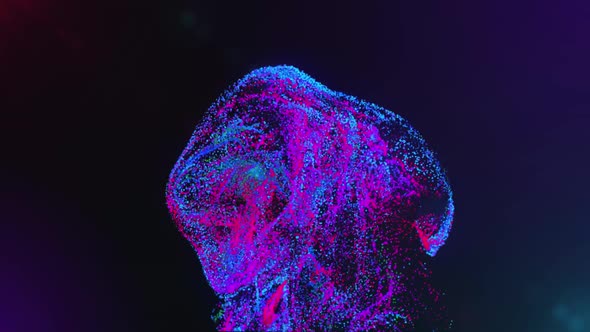 Colorful Fluid Particles | Animated Background, Motion Graphics | VideoHive
