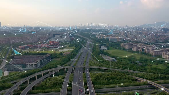 Smart traffic big Data concept, Stock Footage | VideoHive