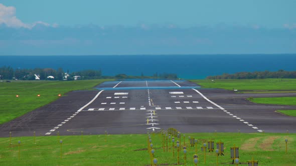 A Large Intercontinental Plane Crashes Into the Runway of Mauritius ...