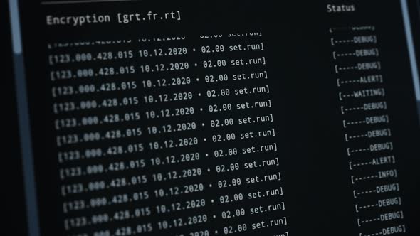 Encryption Process on Screen With Secret Data of Satellite ...