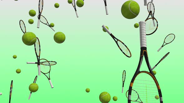 4K Tennis Background Seamless Loop, Motion Graphics | VideoHive