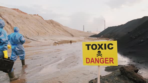 Ecologists In Toxic Zone, Stock Footage | VideoHive