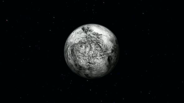 3d Haumea Spinning Zoom In, Motion Graphics | VideoHive