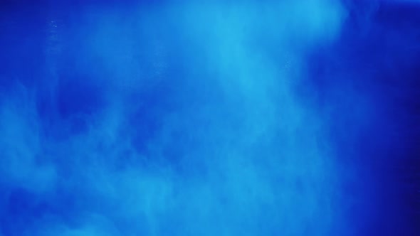 Blue Mist From Splashing Water, Stock Footage | VideoHive