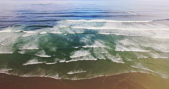 Drone footage of the ocean, Stock Footage | VideoHive