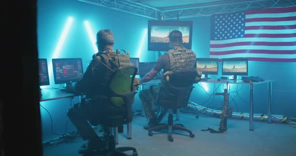 Secret Intelligence Base of American Forces, Stock Footage | VideoHive