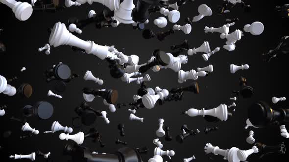 Falling Chess, Motion Graphics | VideoHive
