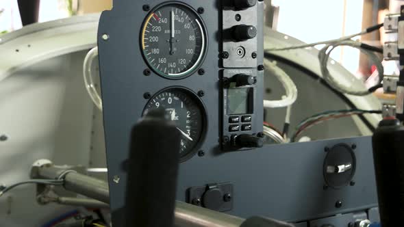 Dashboard of Aircraft., Stock Footage | VideoHive