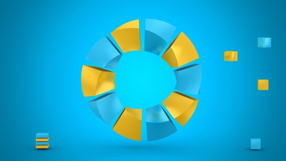 Rotating Geometric Shape, Motion Graphics | VideoHive