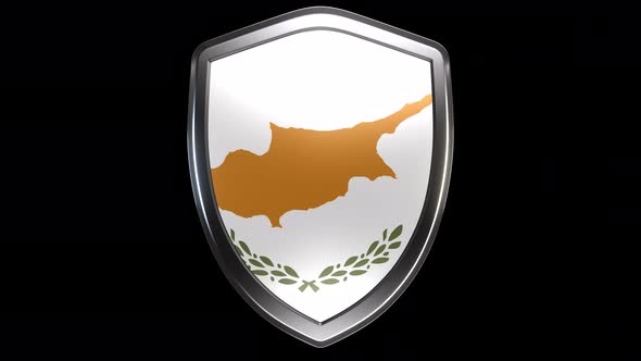 Cyprus Emblem Transition with Alpha Channel - 4K Resolution, Motion ...