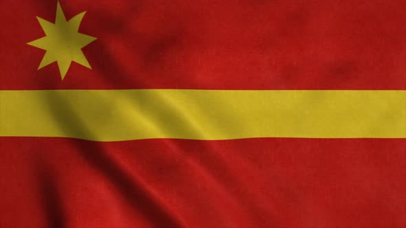 Toa Alta Flag City of Puerto Rico Waving in Wind, Motion Graphics ...