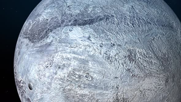 4K Eris Planet With Epic Sun, Motion Graphics | VideoHive