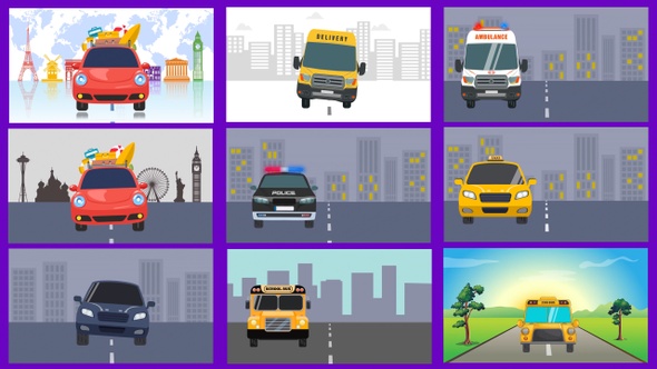 Car Animation Pack, Motion Graphics | VideoHive