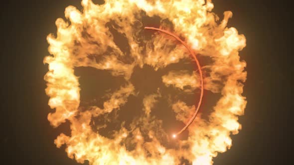 Explosion and a ring of fire, Motion Graphics | VideoHive