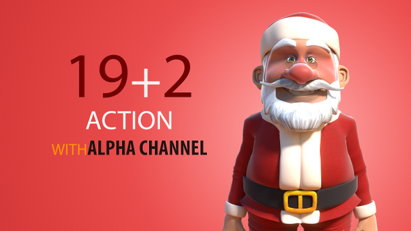 Santa Actions, Motion Graphics | VideoHive