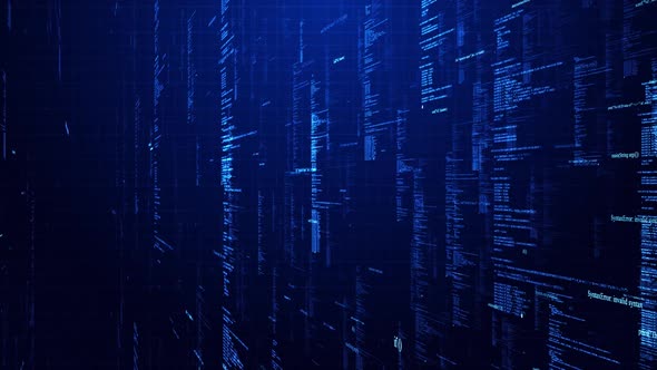 Writing programming code. Web site codes on computer screen., Motion Graphics