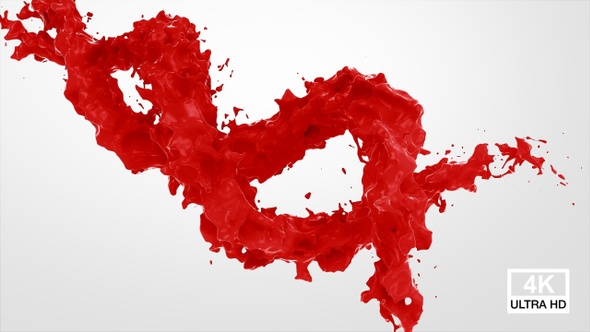 Red Color Flow Mixed 4K, Motion Graphics | VideoHive