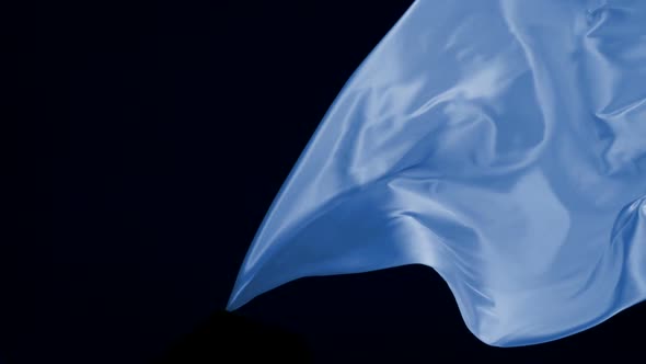 Flowing blue cloth, Slow Motion, Stock Footage | VideoHive
