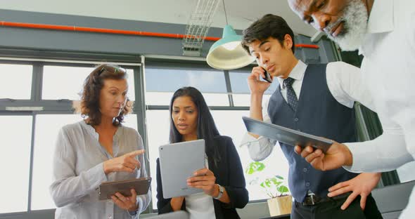 Executives working in the office 4k, Stock Footage | VideoHive
