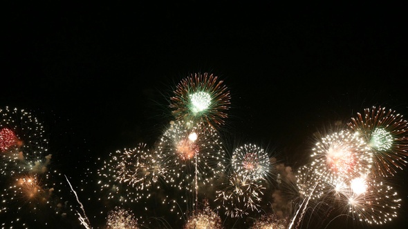 Fireworks For Celebration, Stock Footage | VideoHive