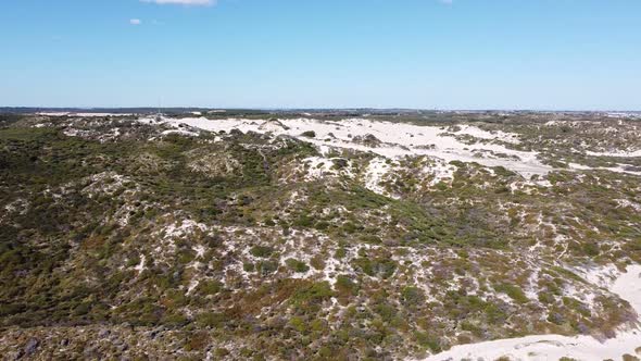 Mindarie Beach And Dune System Panoramic Shot, Perth Australia, Stock ...