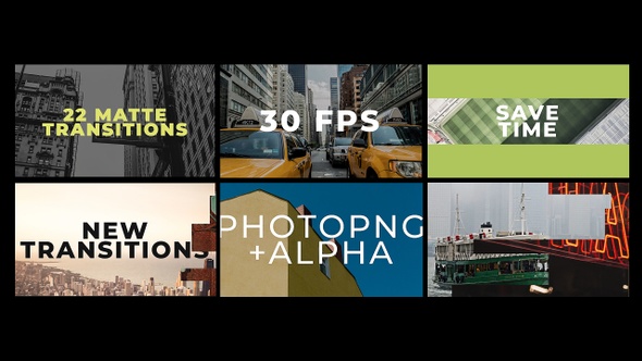 22 Alpha Transitions, Motion Graphics | VideoHive
