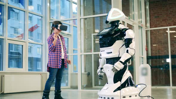 Human and Robot Communication Concept, Stock Footage | VideoHive