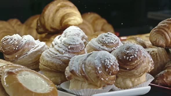 Variety of Fresh Pastry, Stock Footage | VideoHive