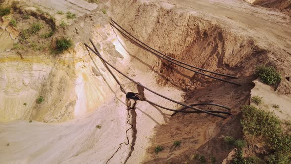 Protruding Sewer Pipes From the Ground, Stock Footage | VideoHive