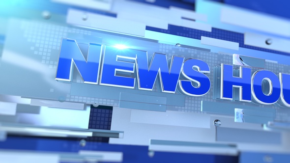 News Hour Opening Transition Blue, Motion Graphics | VideoHive