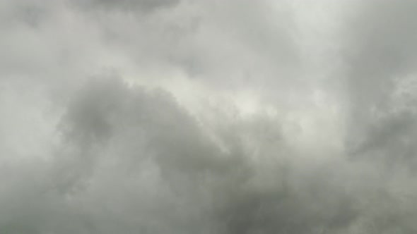 Clouds are moving across the sky. Overcast sky, Stock Footage | VideoHive