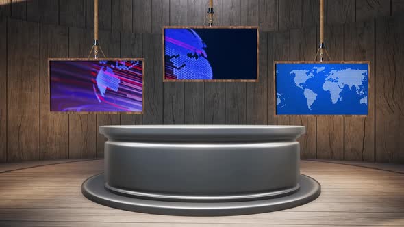 3D Virtual News Studio Background A50013, Motion Graphics | VideoHive