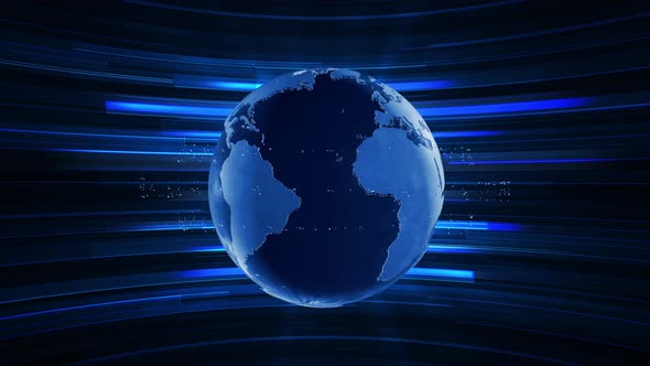News Background Globe Loop, Motion Graphics | VideoHive