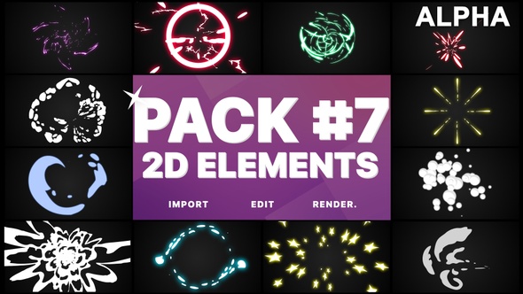 Flash Fx Elements Pack 07 | Motion Graphics Pack, Motion Graphics ...