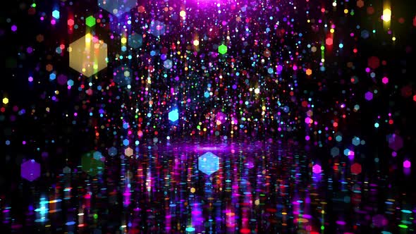 Colorful Rain , Motion Graphics | VideoHive