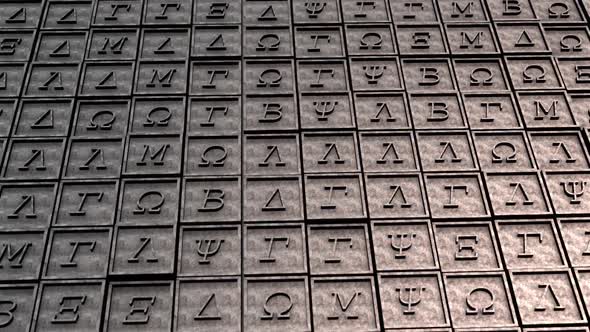 Ancient Greek Characters, Motion Graphics | VideoHive