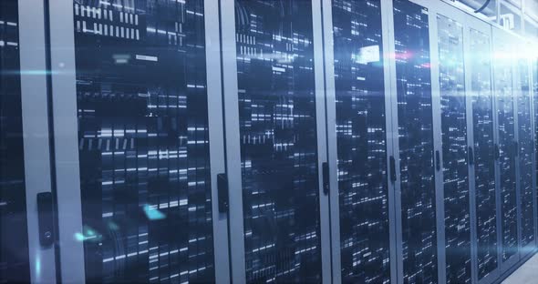 Data processing through data processing centre, Motion Graphics | VideoHive