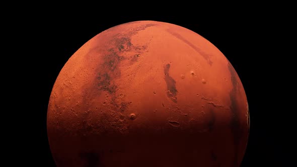 Rotation Mars Planet, Motion Graphics | VideoHive