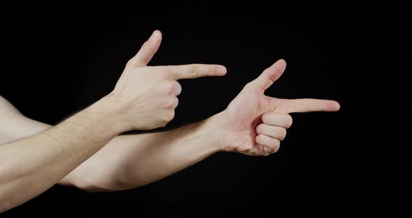 The finger gun, Stock Footage | VideoHive