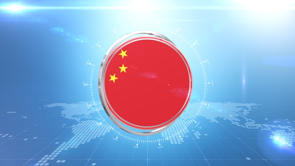 China Flag Transition, Motion Graphics | VideoHive