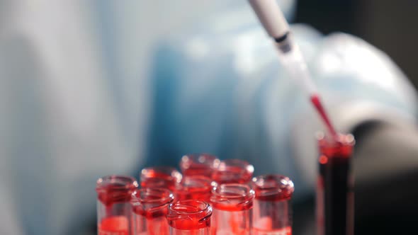 Biochemistry Medical Laboratory Research Lab Specialist Working with ...