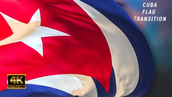 Cuba flag transition, Motion Graphics | VideoHive