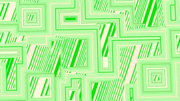 Moving geometric pattern with maze elements, Motion Graphics | VideoHive