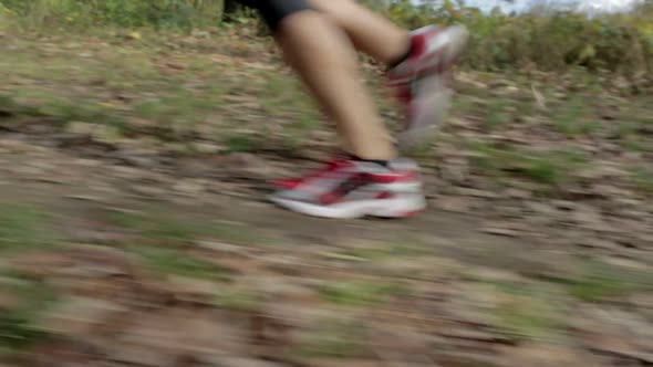 Detail Running Shoes in Motion, Stock Footage | VideoHive