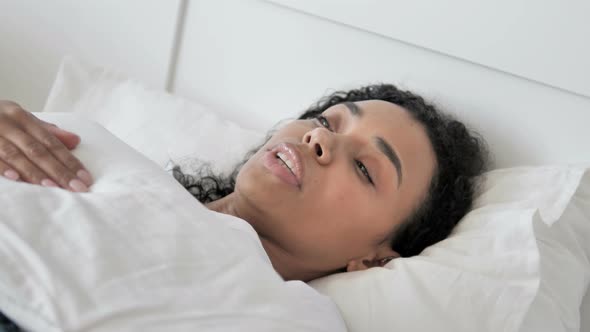 Nightmare, African Woman Waking Up in Shock, Stock Footage | VideoHive