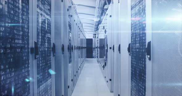 Data processing through data processing centre, Motion Graphics | VideoHive