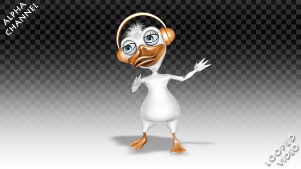 3D Duck - Happy Dance, Motion Graphics | VideoHive