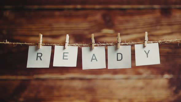 The Word Ready, Stock Footage | VideoHive