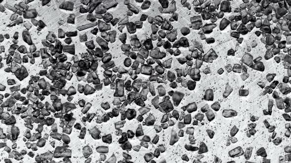 Sound Waves Move Particles of Salt, Which Randomly Begin To Move on the ...